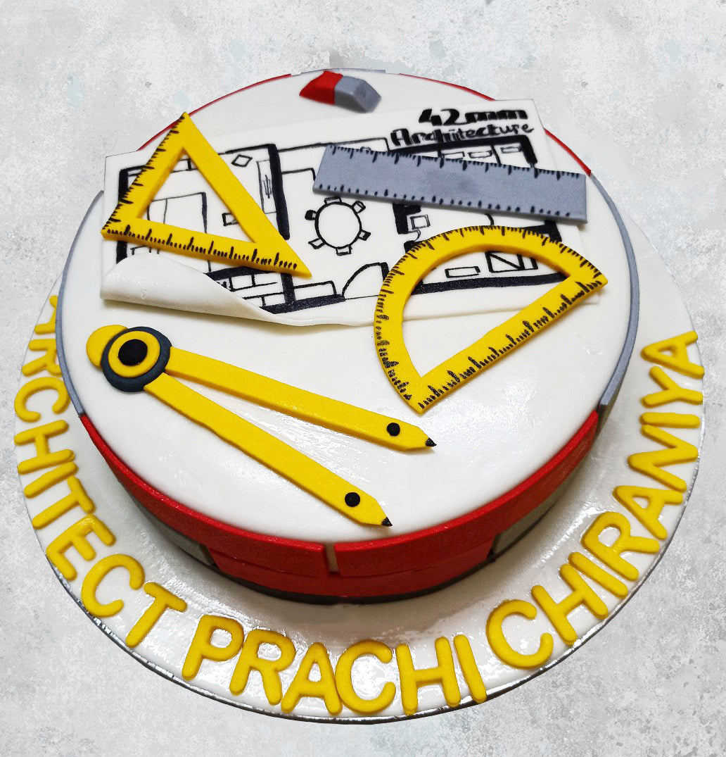 Architect Design Theme Cake
