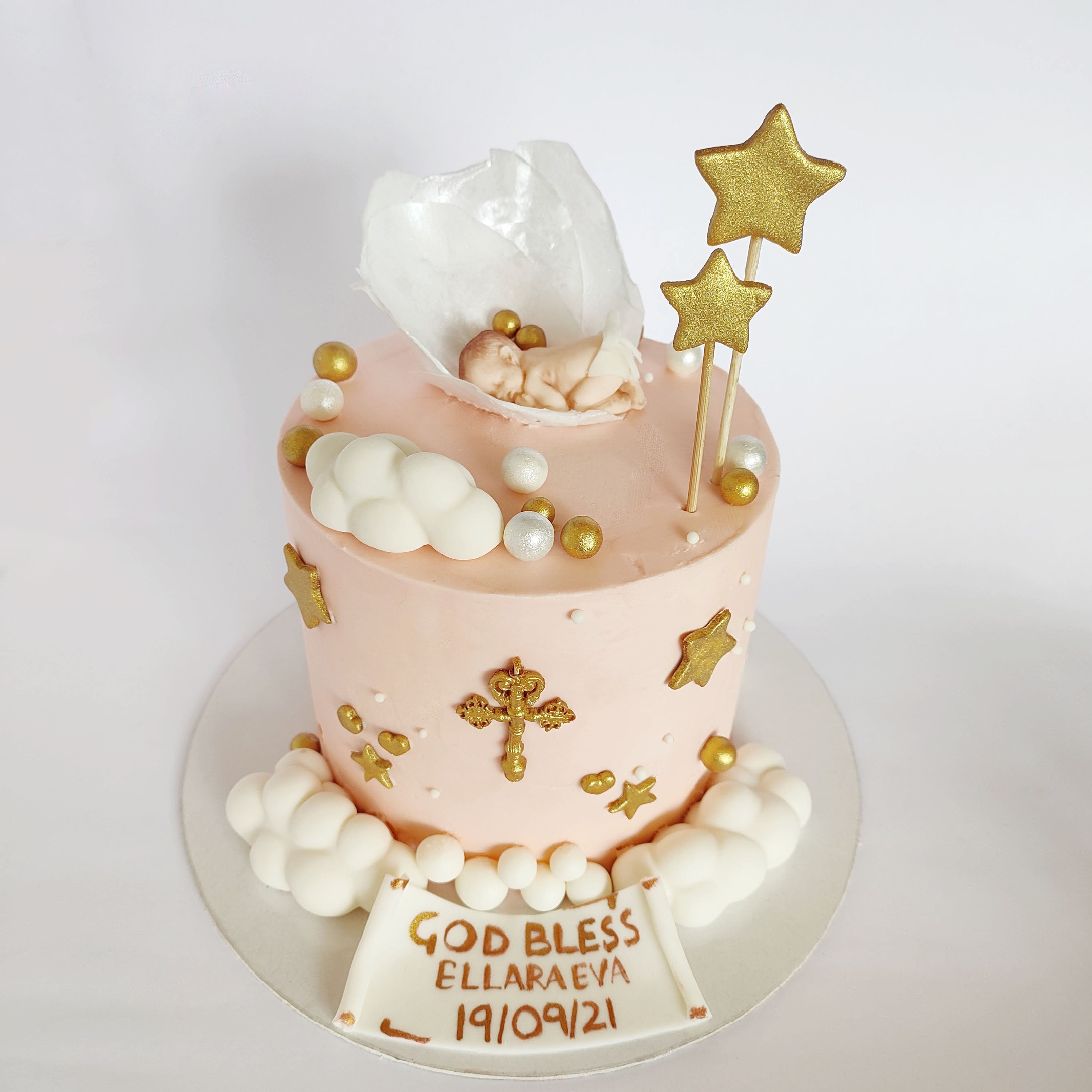Christening Theme Cake For Boy at John Keys blog