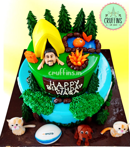 Camping Theme Cake Ideas