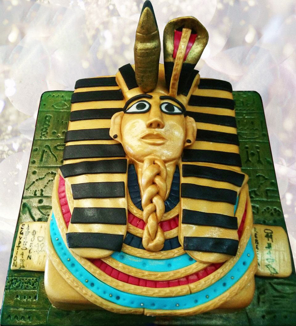 Egypt Themed Cake Personalised Ancient Egypt Egyptian Edible Icing