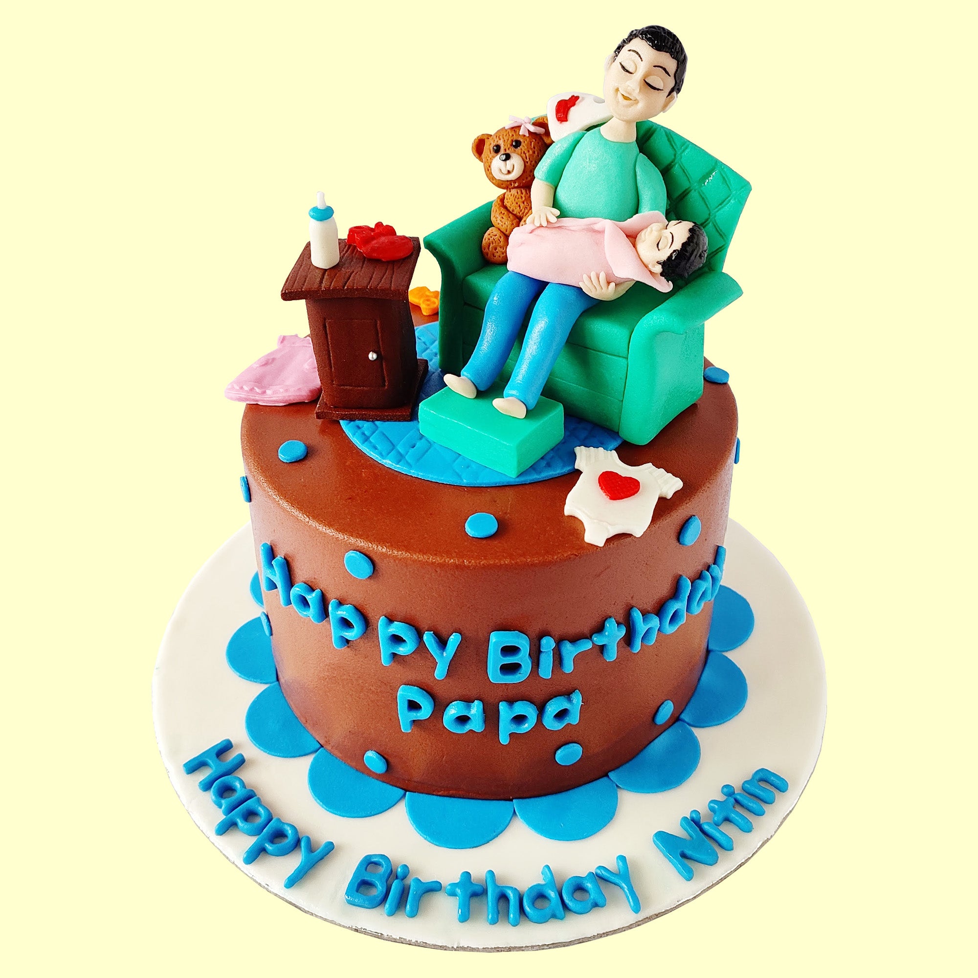 Birthday Cake Ideas For Dad FlowerAura Father's Day Cake Delicious